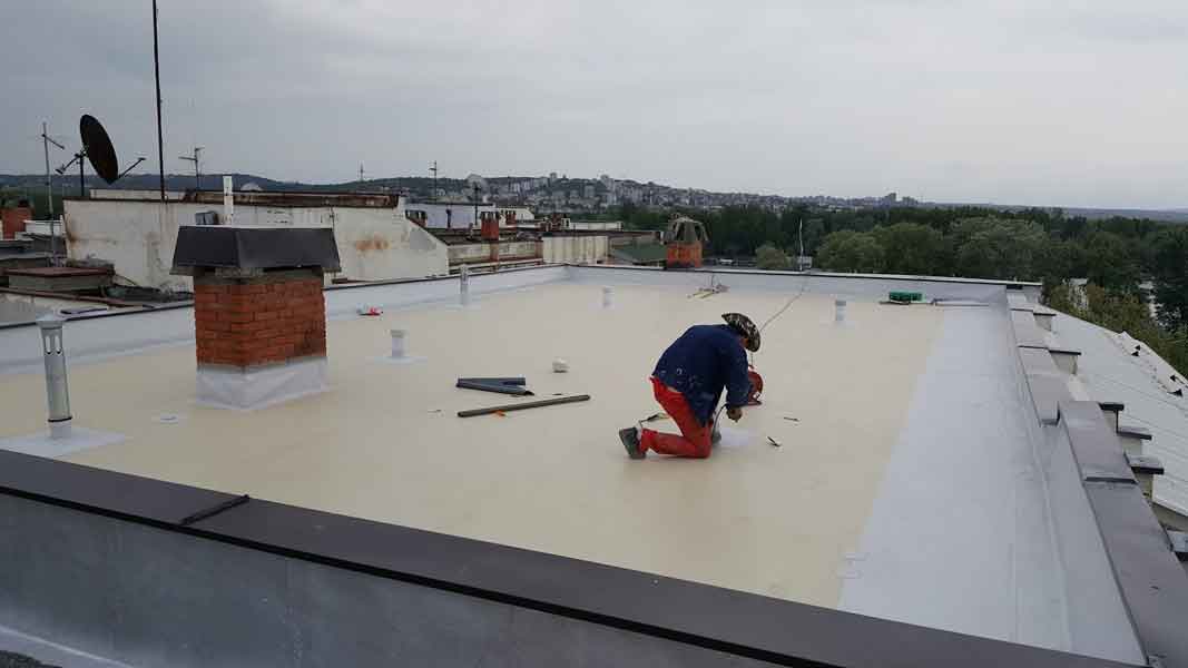 Hidroizolacija ravnog krova - Sikaplan 15 G i Sikaplan SGmA